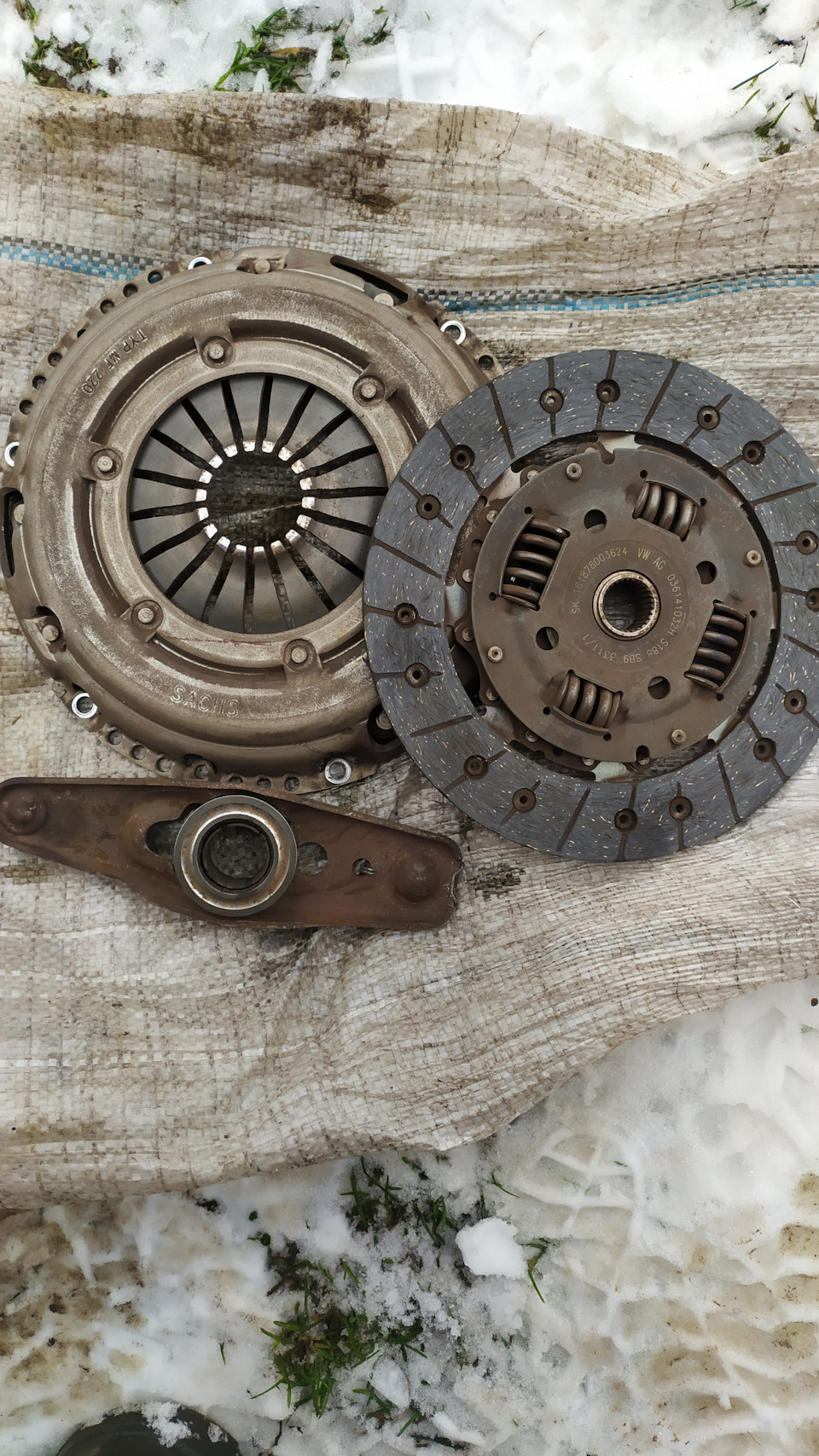 Замена сцепления и ремонт 5 ст.МКПП LVN — Skoda Octavia A5 Mk2, 1,6 л ...