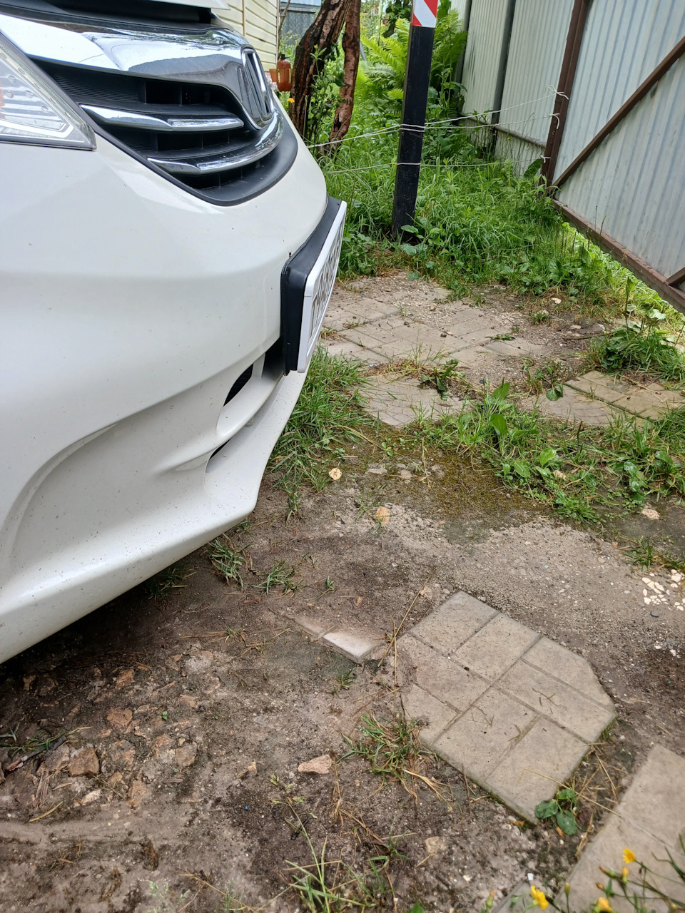 Подиум номерного знака . — Honda Freed (1G), 1,5 л, 2012 года | тюнинг ...
