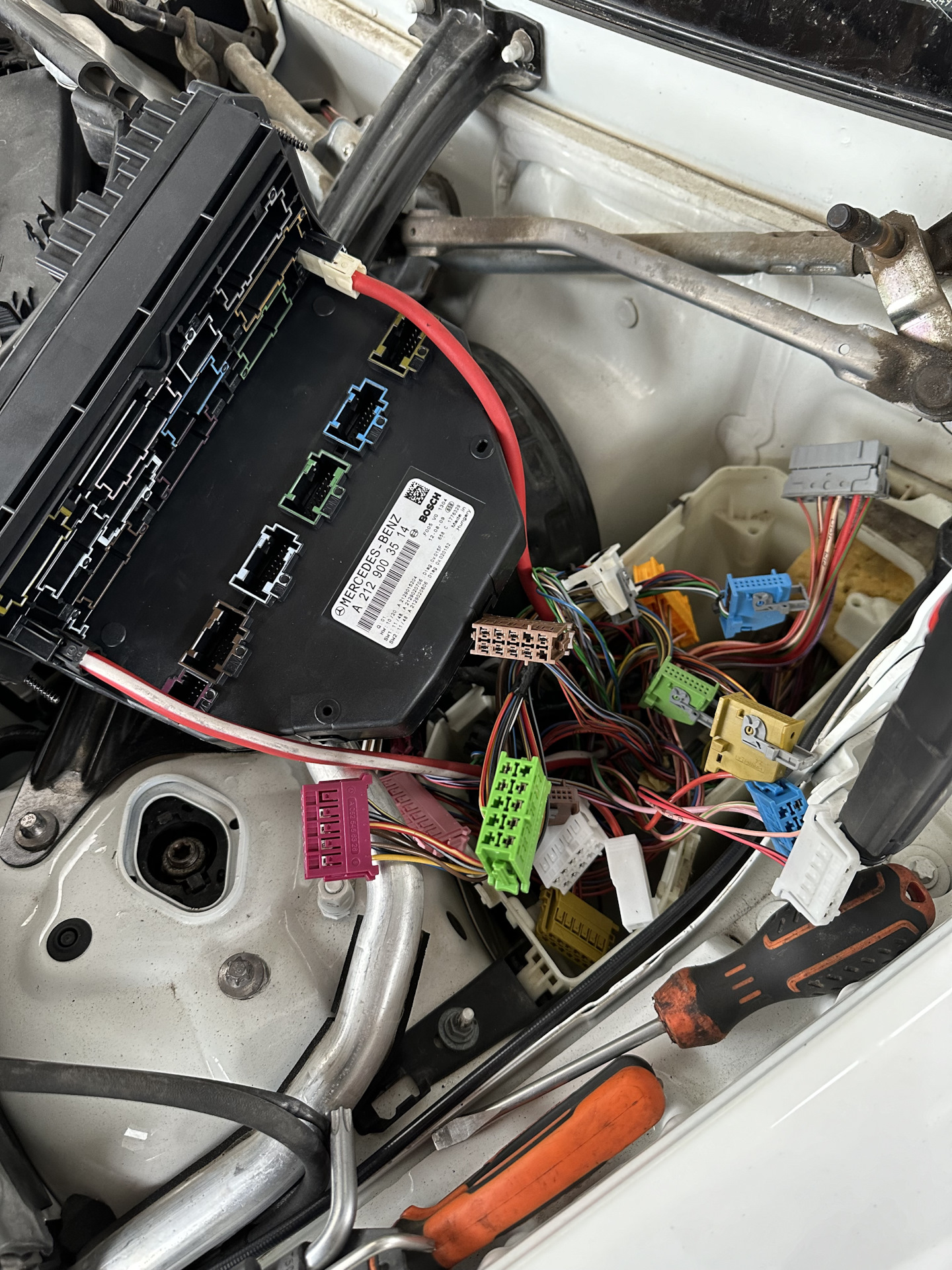 Разобрал блок SAM — Mercedes-Benz GLK-Class (X204), 3,5 л, 2012 года ...