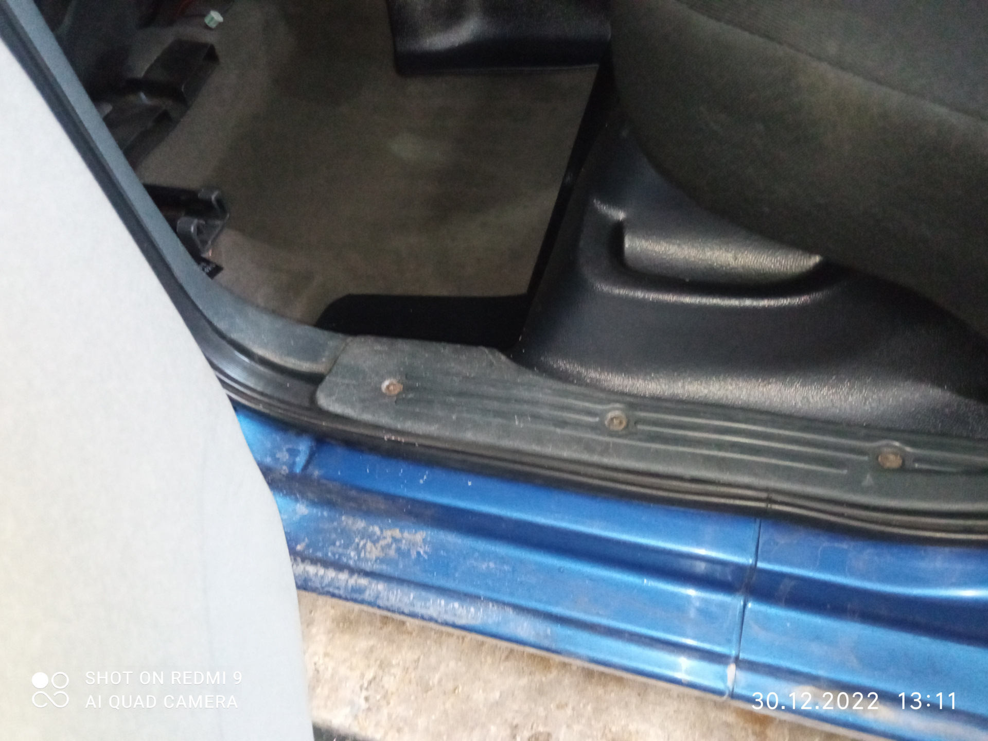 Защита ковролина Гранта в Калину 1. — Lada Калина универсал, 1,4 л ...