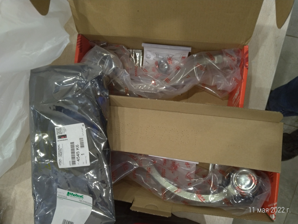 Ремонт и ревизия передней подвески — Citroen C5 (2G), 2 л, 2008 года ...