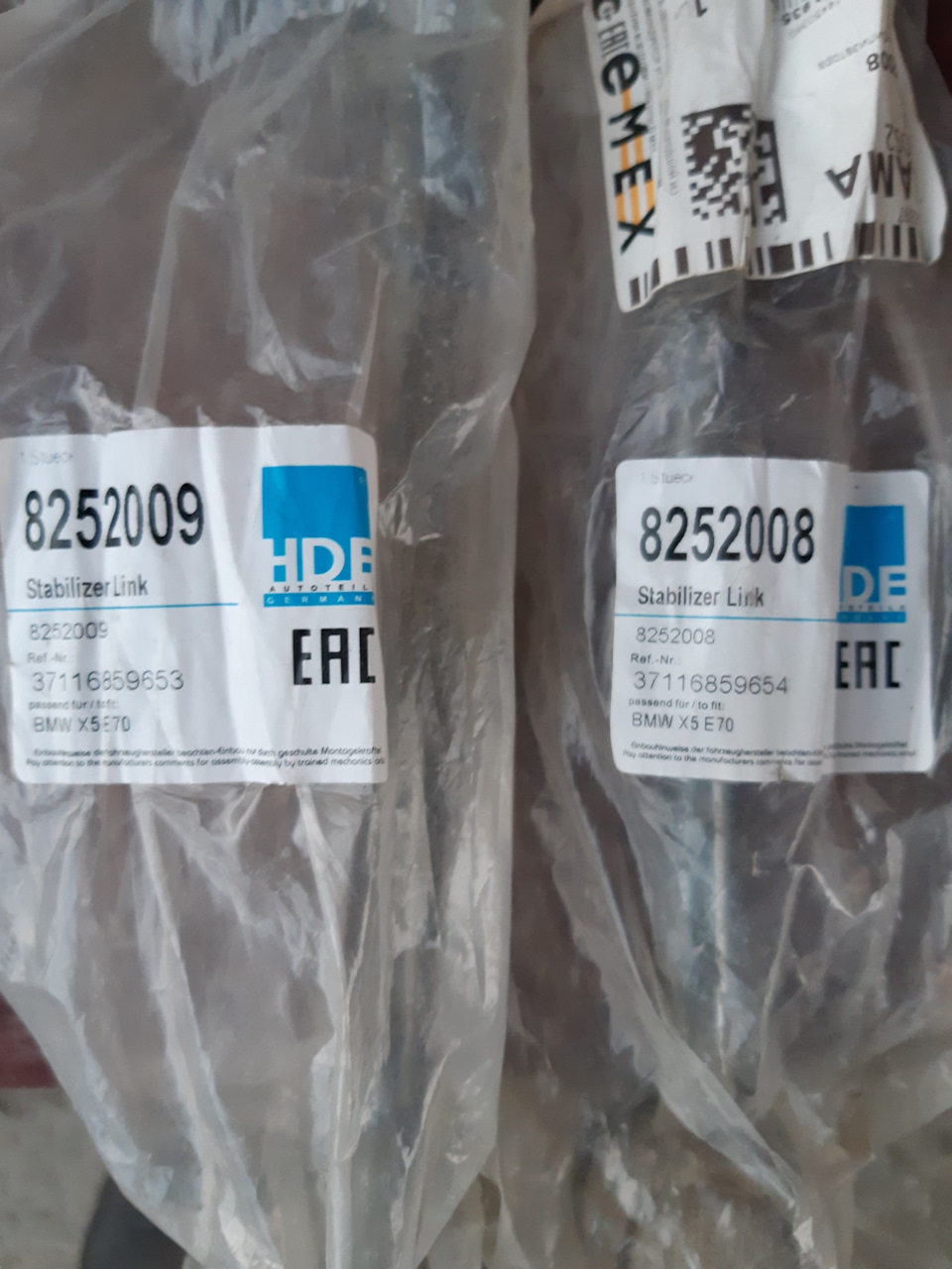 Замена стоек переднего стабилизатора. — BMW X5 (E70), 3 л, 2007 года ...