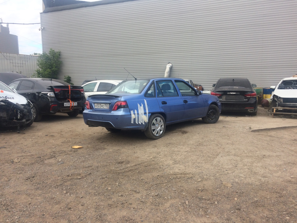 Крепления заднего бампера (часть 6) — Daewoo Nexia (N150), 1,5 л, 2009 ...