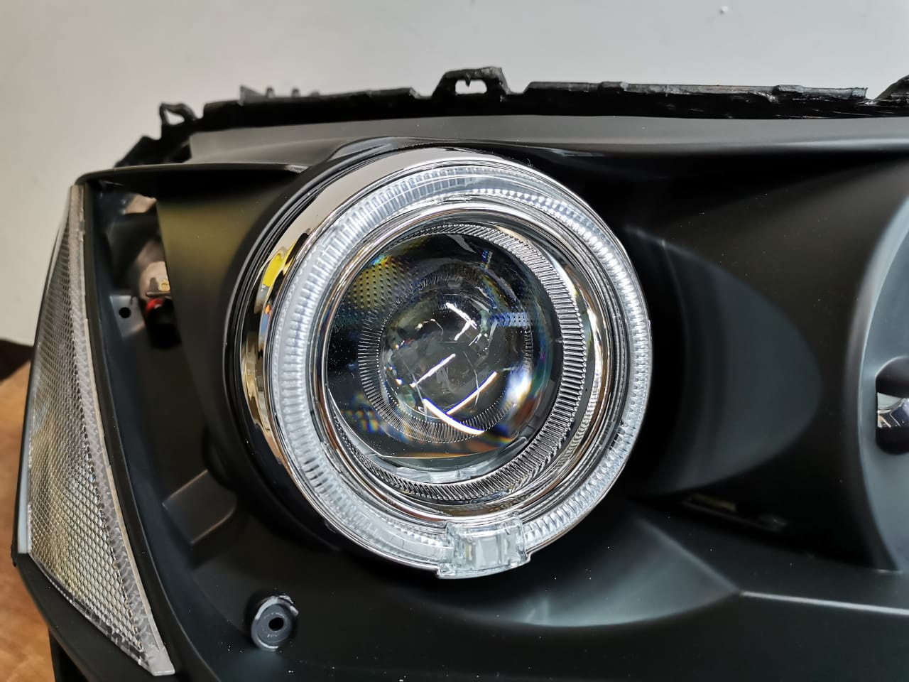 Ретрофит оптики VLAND. Bi-LED Koito DM008. — Mitsubishi Lancer Sportback, 2,4 л, 2008 года ...