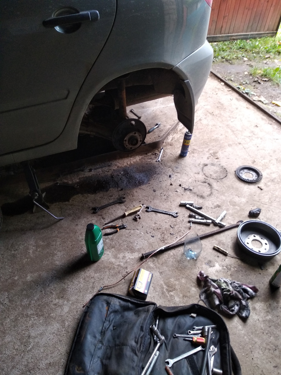 Замена задних колодок и промежуточное… — Skoda Kodiaq, 1,4 л, 2018 года ...