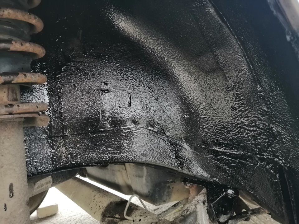 Антикор арок и днища — Lada Калина 2 универсал, 1,6 л, 2014 года ...
