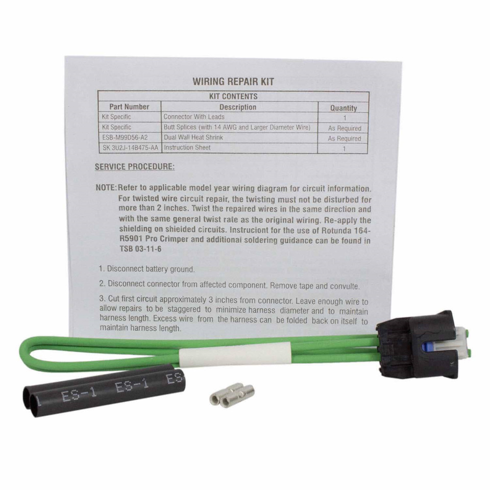 WPT1506 Diesel exhaust fluid (def) injector connector. wire. Motorcraft ...