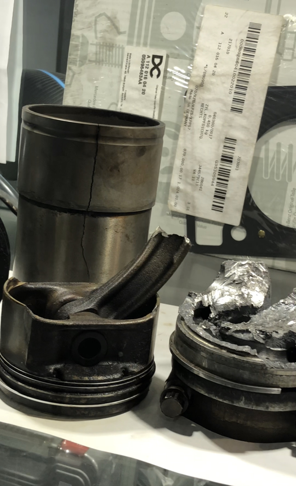 A1120160420 Прокладка головки блока цилиндров Mercedes | Запчасти на DRIVE2