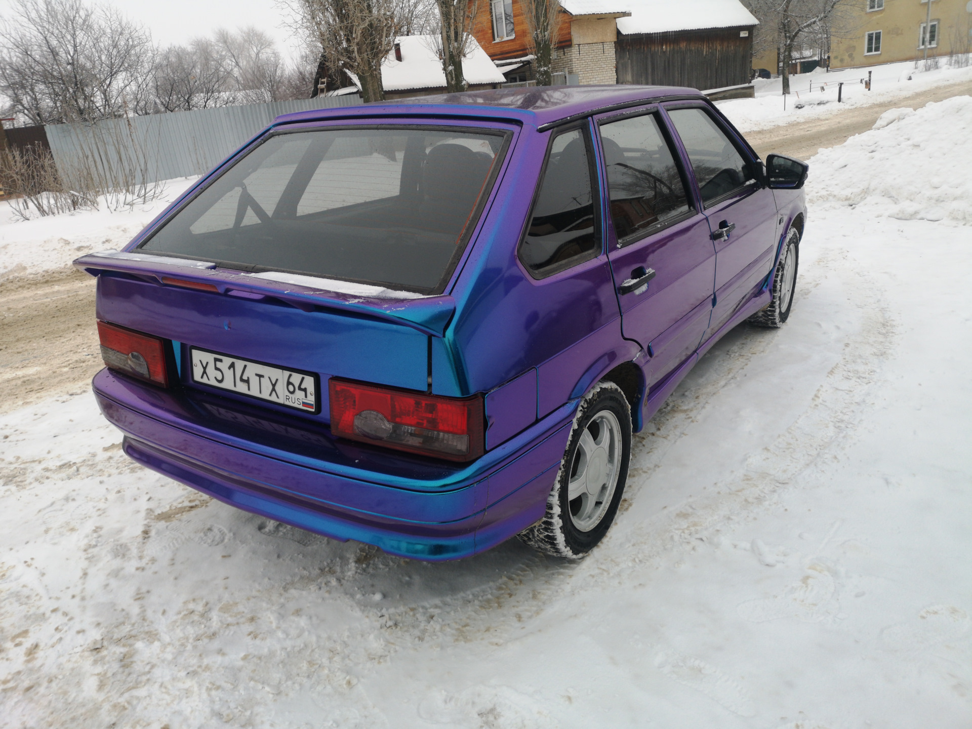 Оклейка кузова автовинилом (TeckWrap) (Glossy Purple-Blue — CK892G ...