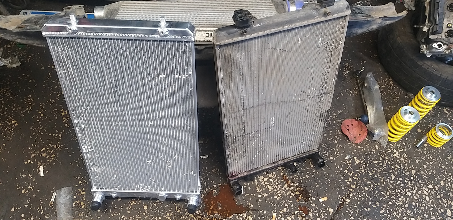 Установка радиатора Fmic.Pro — Volkswagen Golf Mk4, 2 л, 2003 года ...