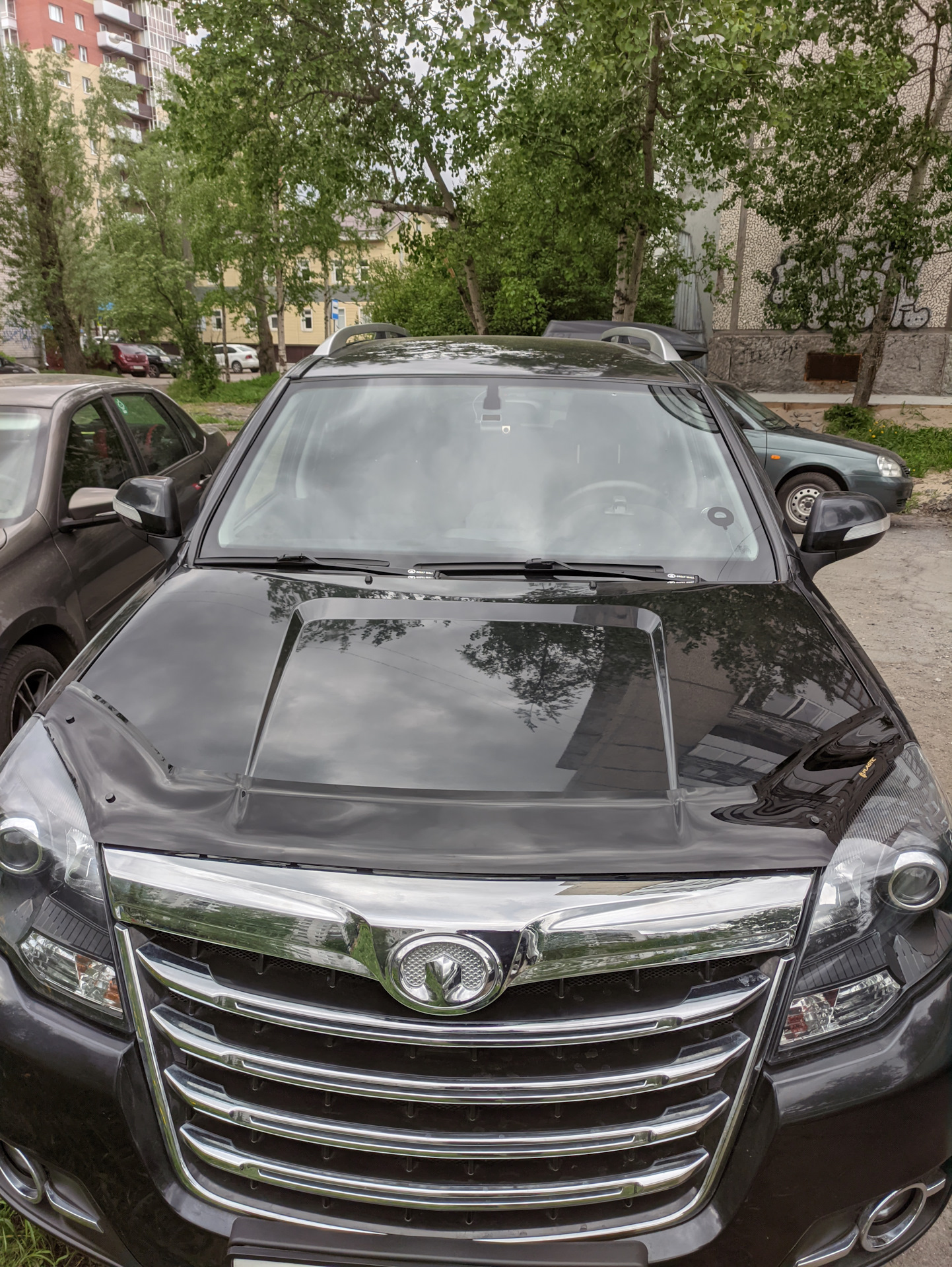 Поменял заглушку на двигателе, и установил мухобойку. — Great Wall ...