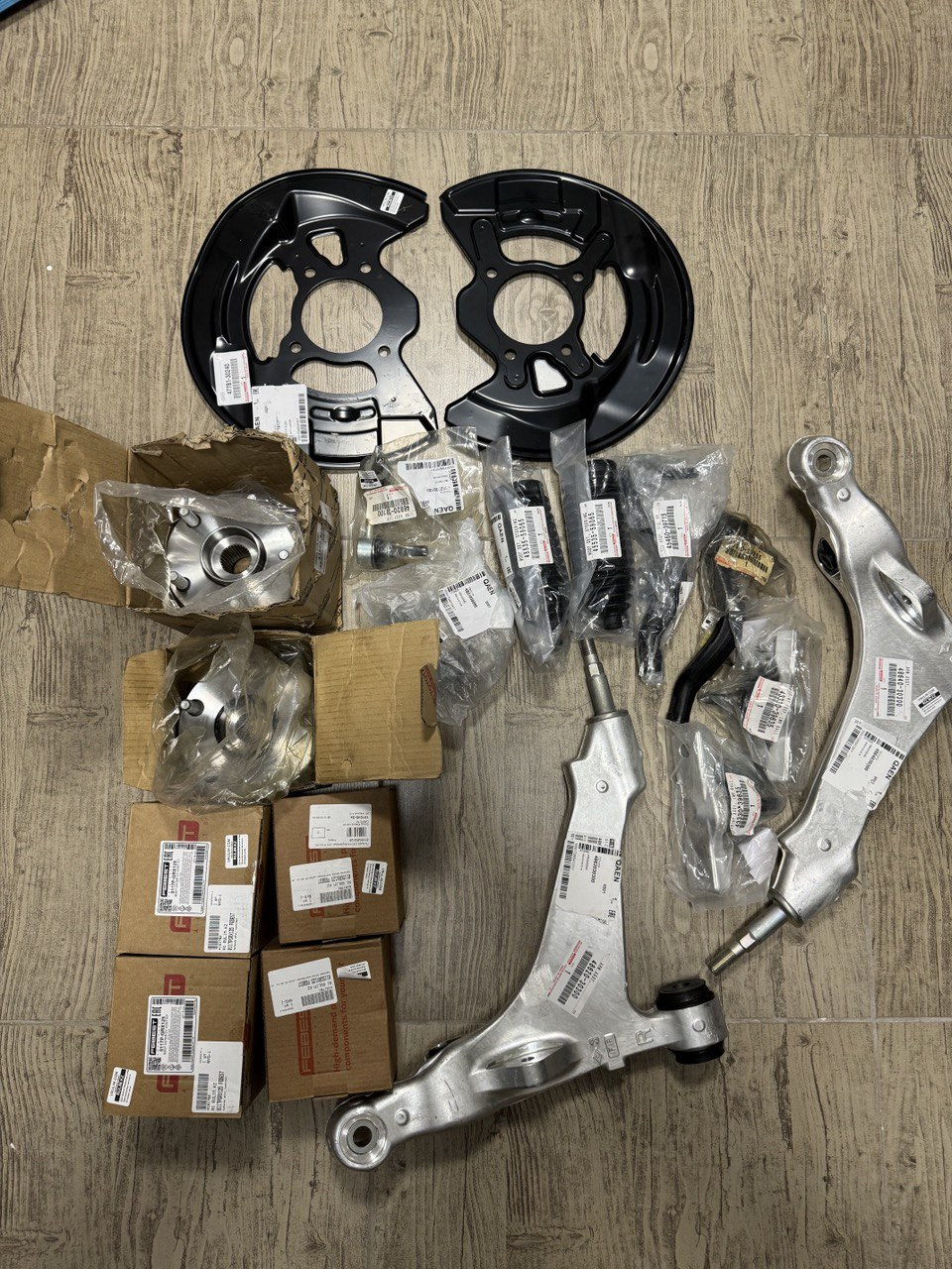 Переборка передней подвески, замена передних тормозных дисков. — Lexus ...