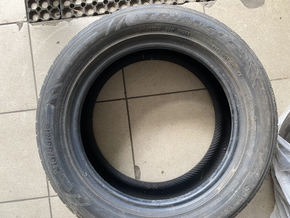 Резина Triangle Sportex 215/55 r16 — Ford Focus III Wagon, 1,6 л, 2015 ...