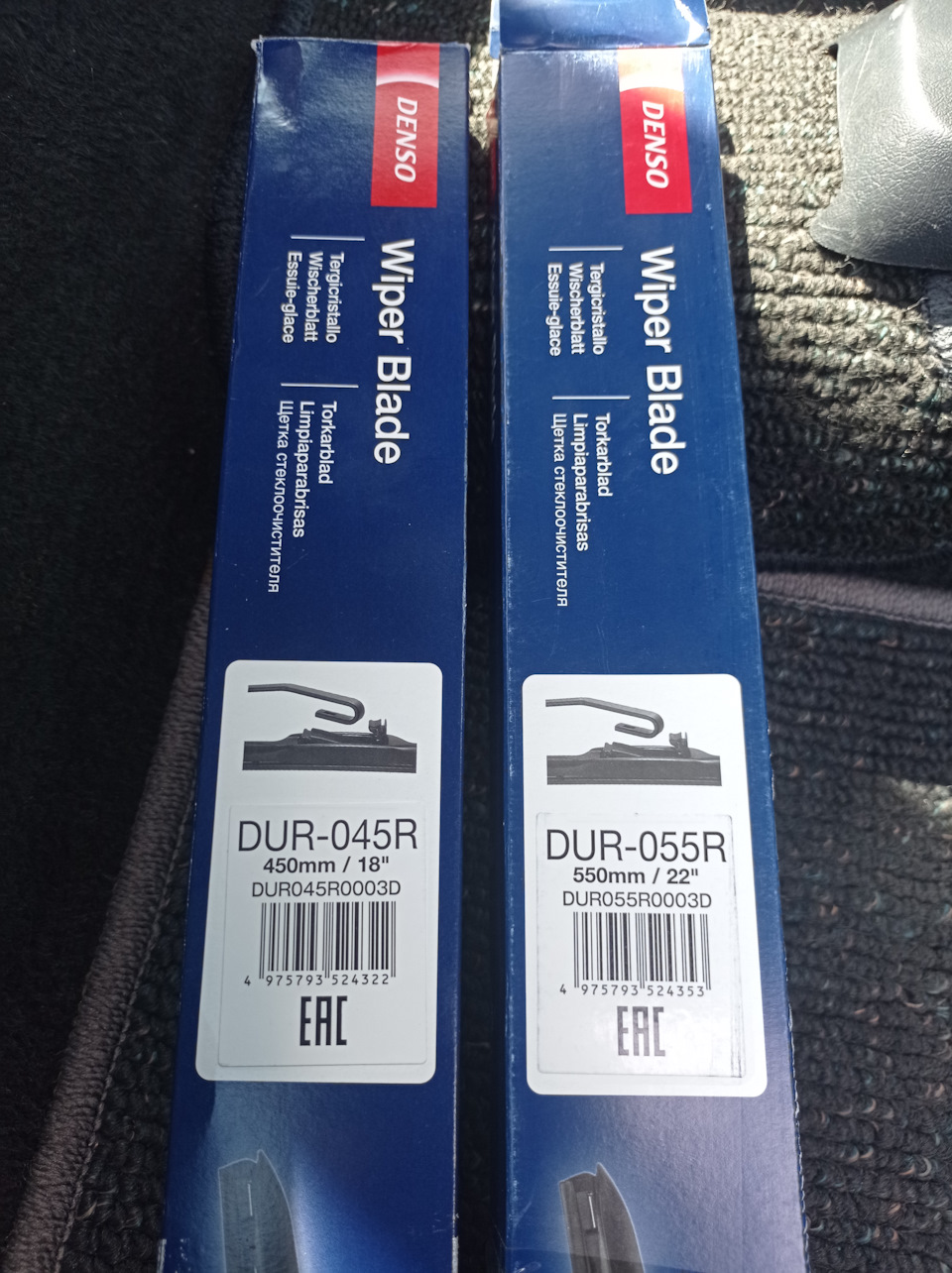 DUR045R Щетка стеклоочистителя гибридная (450 мм) RHD DUR-045R DENSO ...