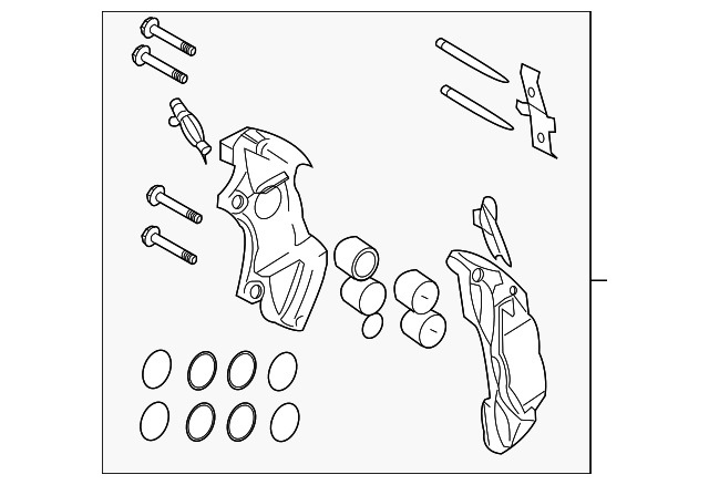 SEB500080 РЕМКОМПЛЕКТ СУППОРТА Jaguar Land Rover | Запчасти на DRIVE2