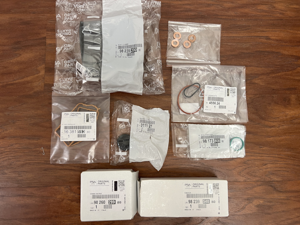 Замена цепи распредвалов 7мм — Peugeot 3008 (2G), 1,5 л, 2019 года ...