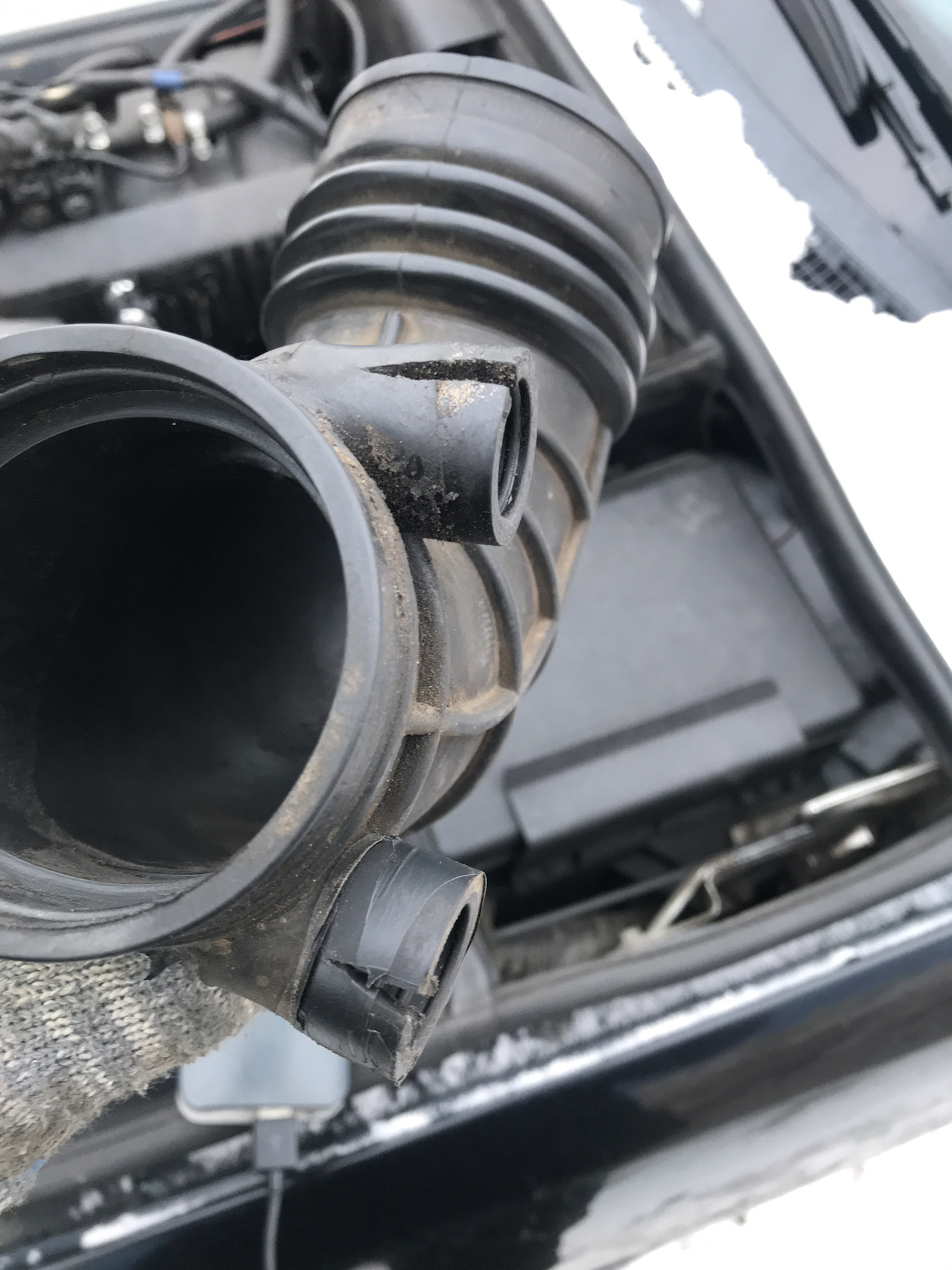 Ревизия впуска ч.1 — BMW 5 series (E34), 2,5 л, 1995 года | плановое ТО ...