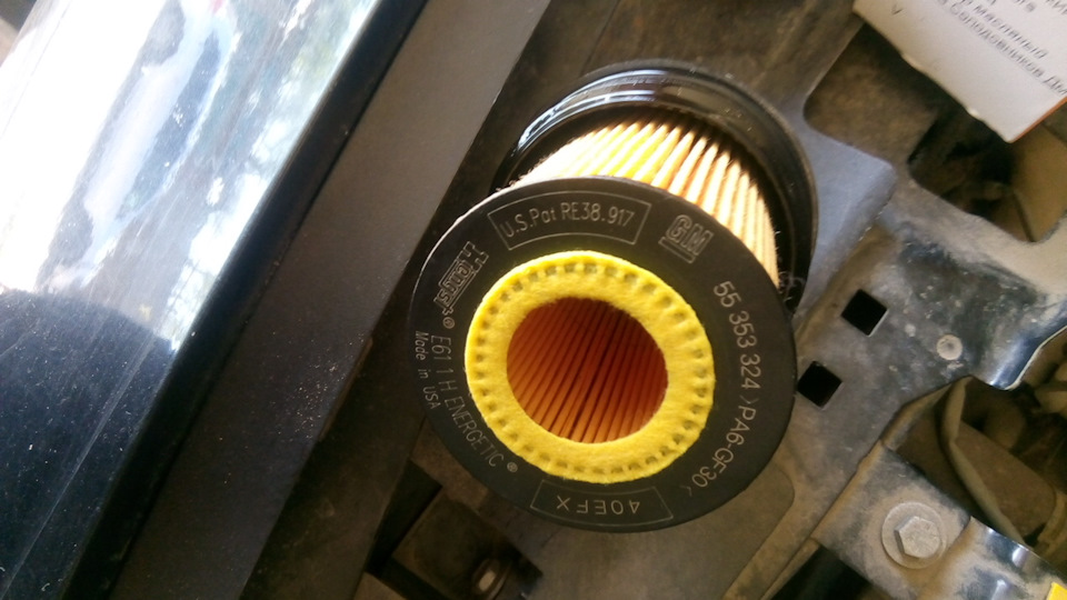 Замена масла и фильтров — Opel Meriva (B), 1,4 л, 2011 года | плановое ...