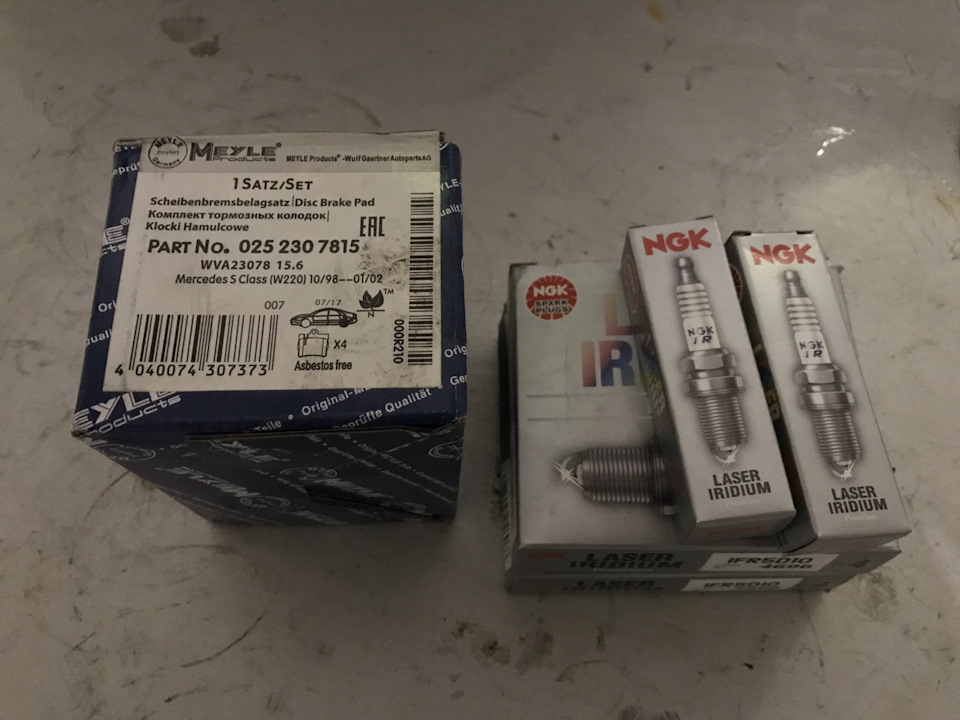 Замена свечей и не только… — Mercedes-Benz S-Class (W220), 3,2 л, 2001 ...