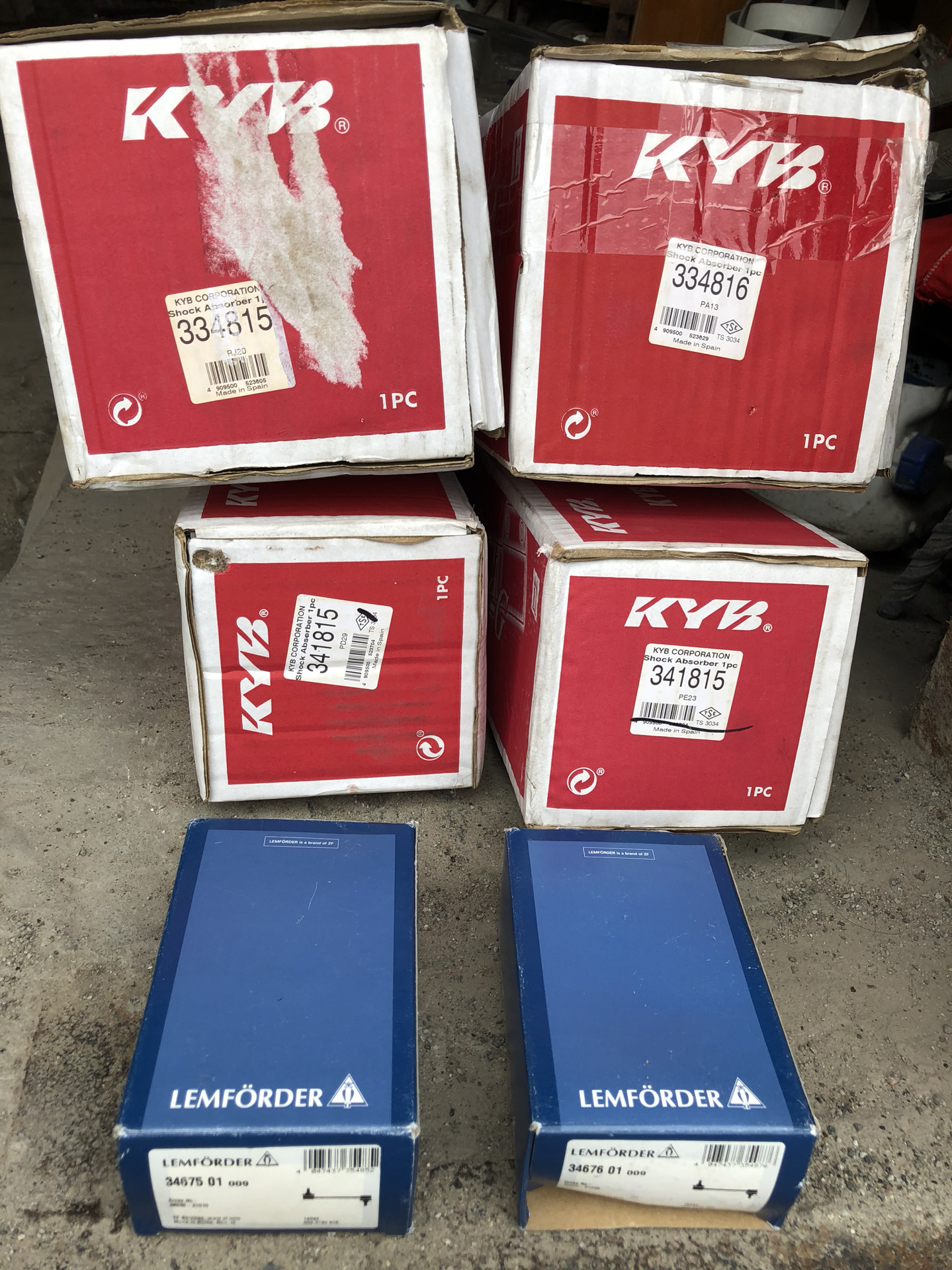 Замена задних стояк на KYB. — Toyota Avensis II, 1,8 л, 2007 года ...