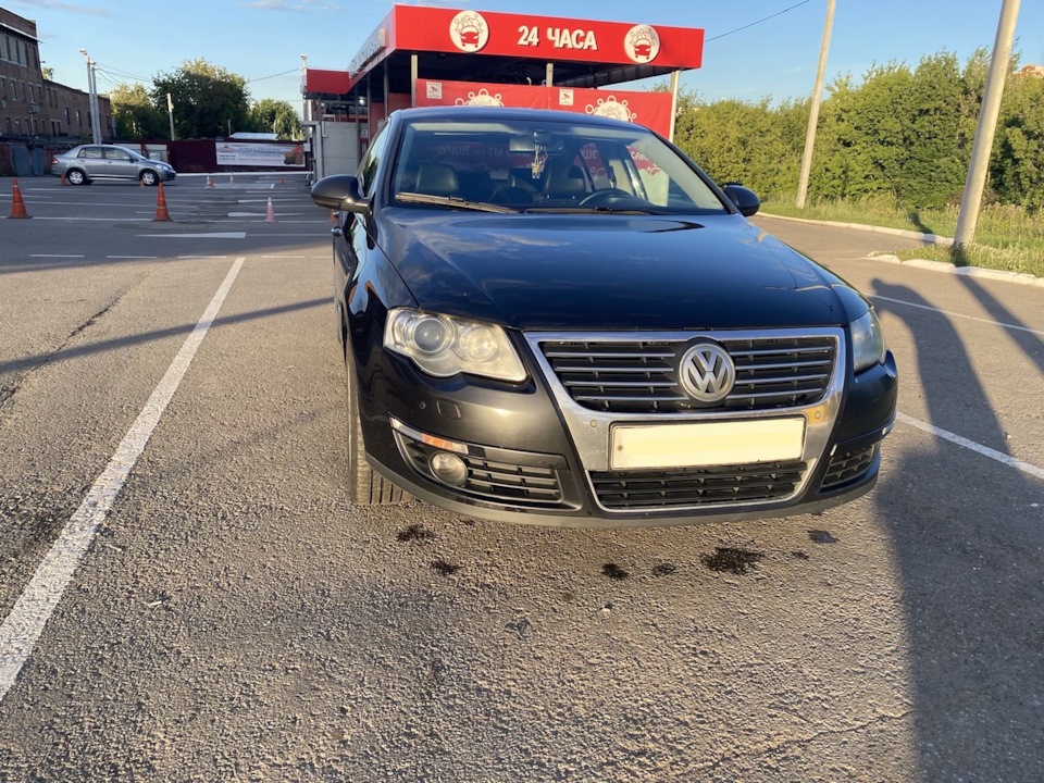 Первые «моменты» — Volkswagen Passat B6, 2 л, 2006 года | электроника ...
