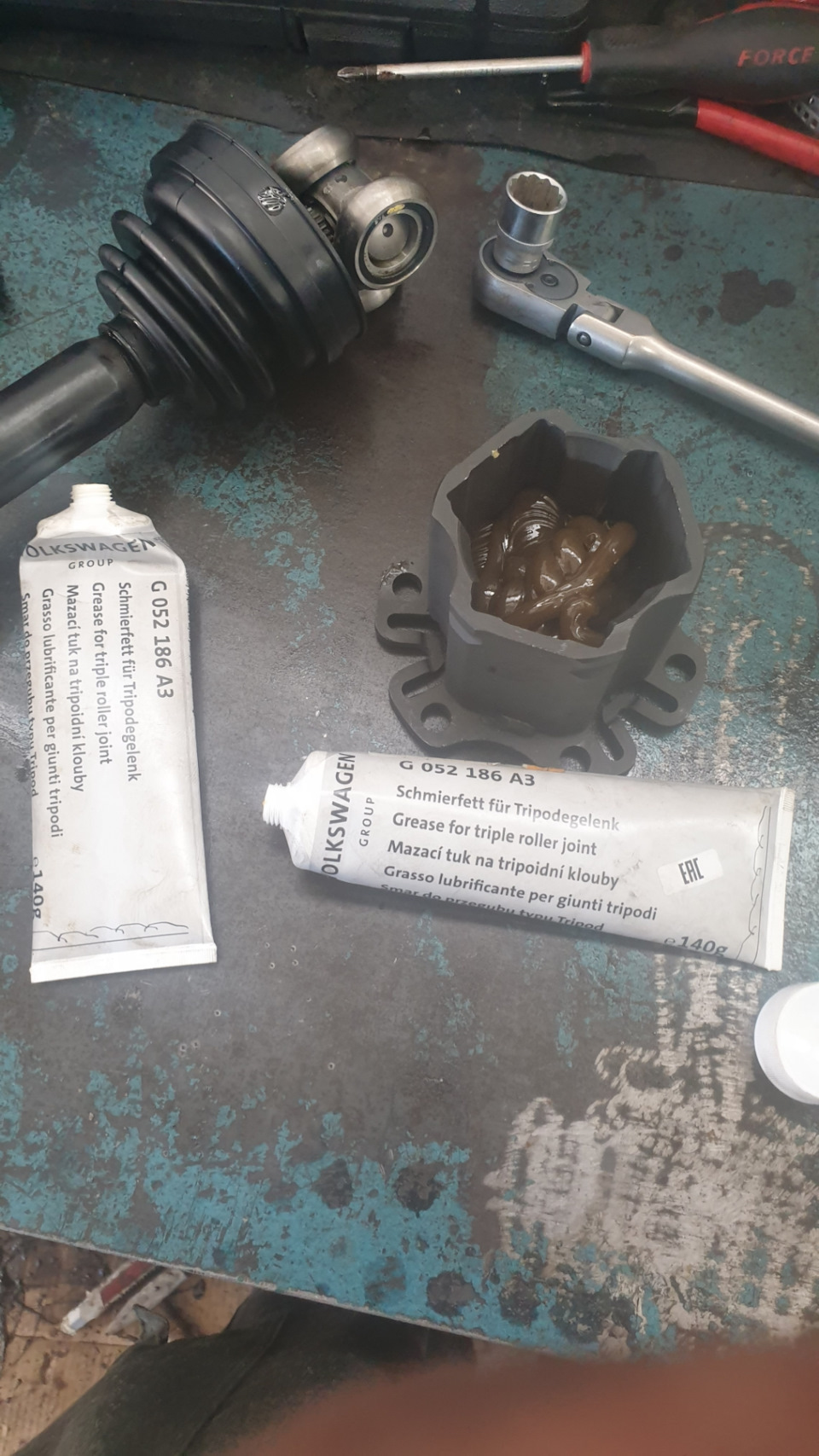 G052186A3 Смазка для трипоидного шарнира VAG | Запчасти на DRIVE2