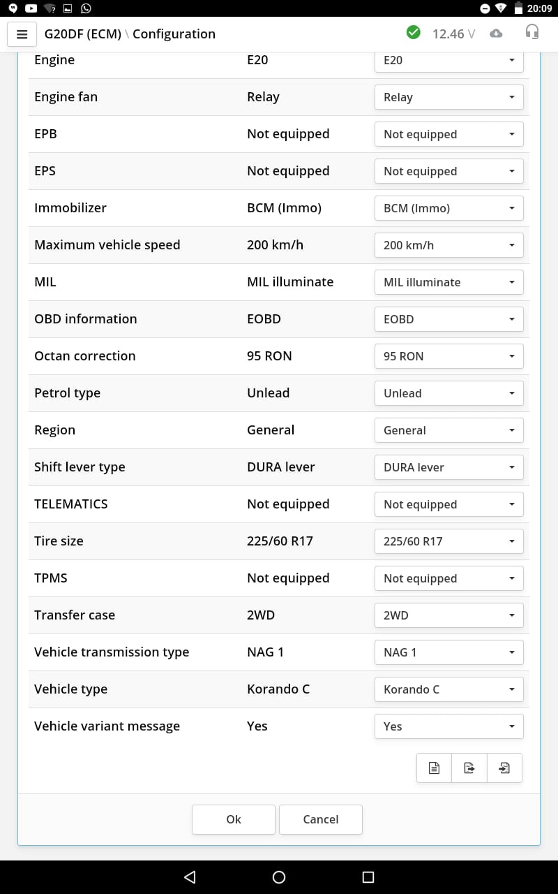 10. Обновление ПО ЭБУ SIM2K-C201: K2065ZZS1D4K — SsangYong Actyon (2G), 2 л, 2014 года ...