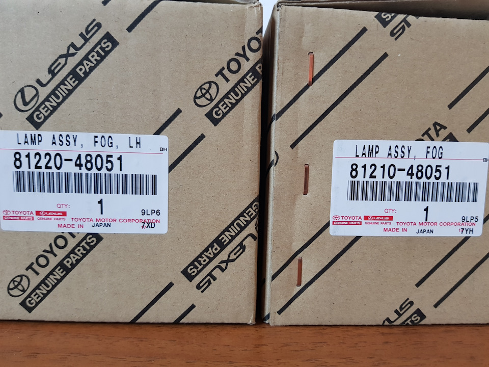 Оригинальные светодиодные ПТФ — Toyota Prius (30), 1,8 л, 2010 года ...