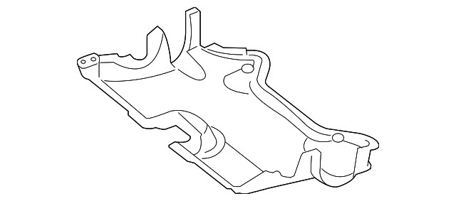 A2045202823 Защита двигателя W204 06-10 RWD средняя часть ST-MD08-025 ...