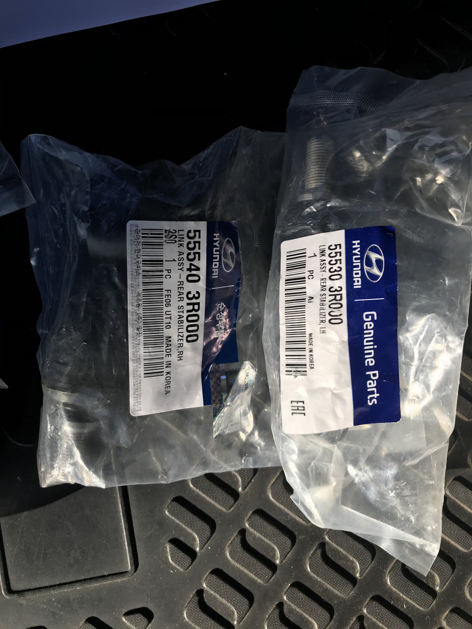 555303R000 СТОЙКА СТАБИЛИЗАТОРА KIA HYUNDAI | Запчасти на DRIVE2