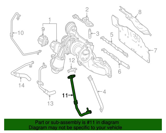 A2700900577 Трубка масляная турбины Mercedes | Запчасти на DRIVE2