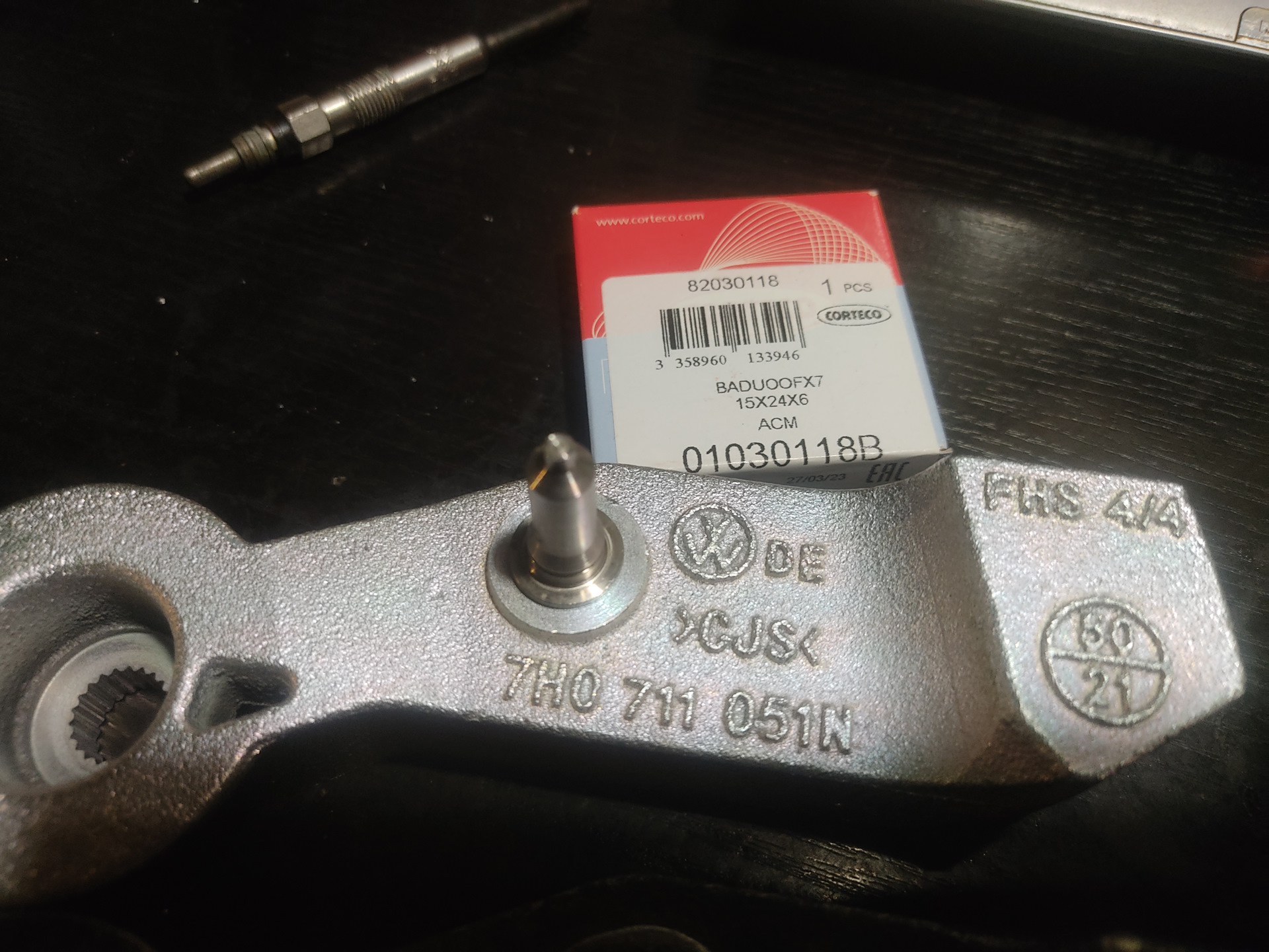 Механизм выбора передач, ремонт. — Volkswagen Transporter T5, 1,9 л ...