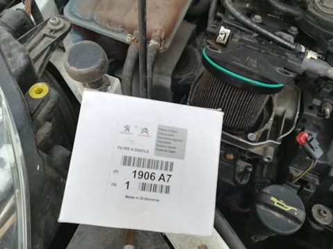 1906A7 Фильтр топлвный дизель Peugeot Citroen | Запчасти на DRIVE2