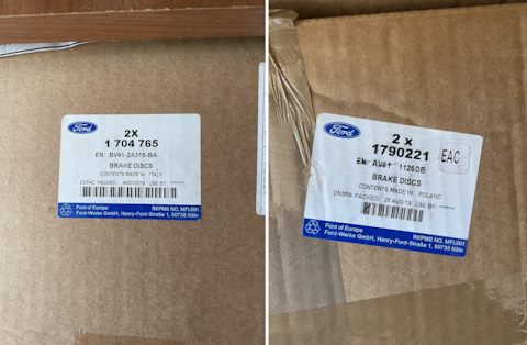 1790221 Диск тормозной FR FOCUS III 11- Ford | Запчасти на DRIVE2