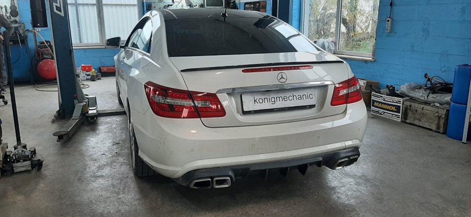 ТО, КВКГ и замена подушек двигателя — Mercedes-Benz E-Class Coupe (C207 ...