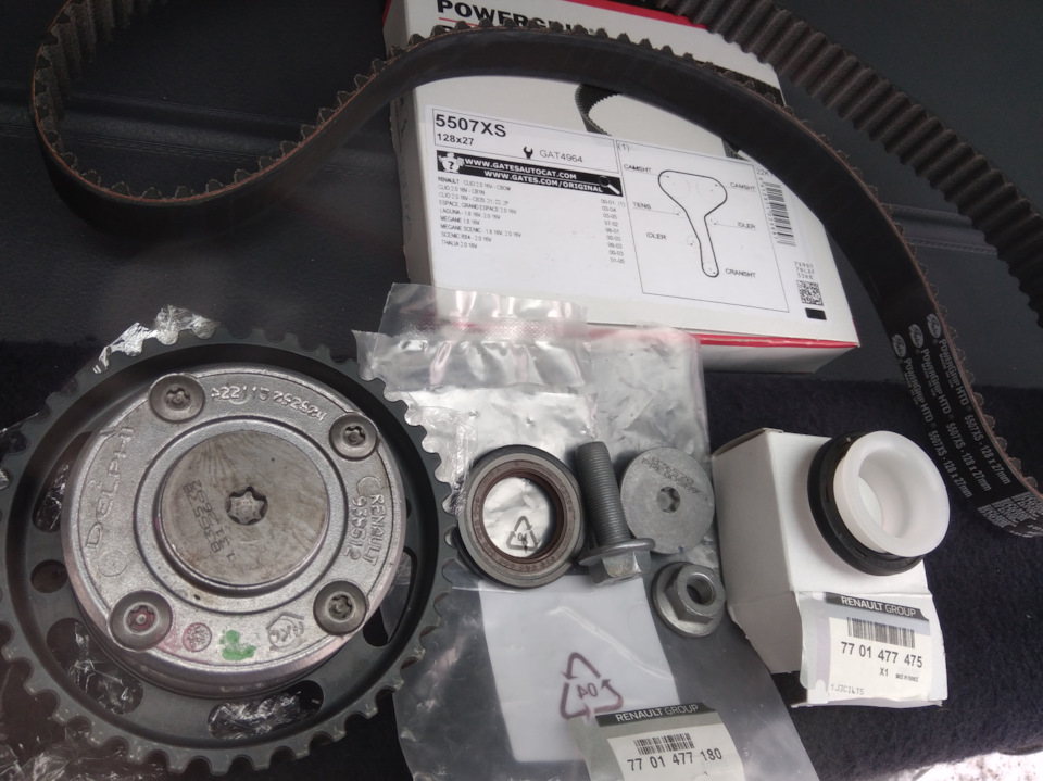 Замена шестерни фазорегулятора — Renault Espace (3G), 2 л, 2000 года ...