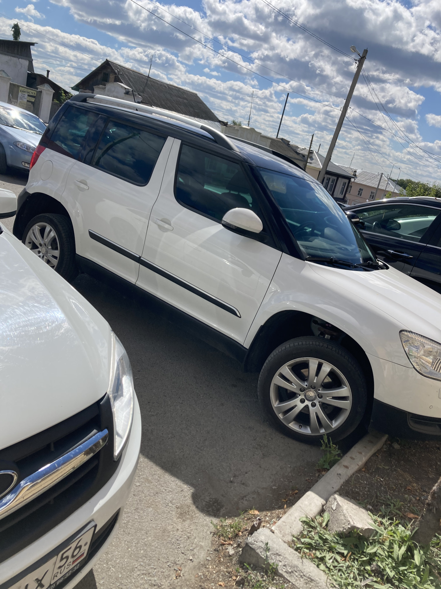 Продажа дисков Mercedes r17 — Skoda Yeti, 1,8 л, 2013 года | шины | DRIVE2