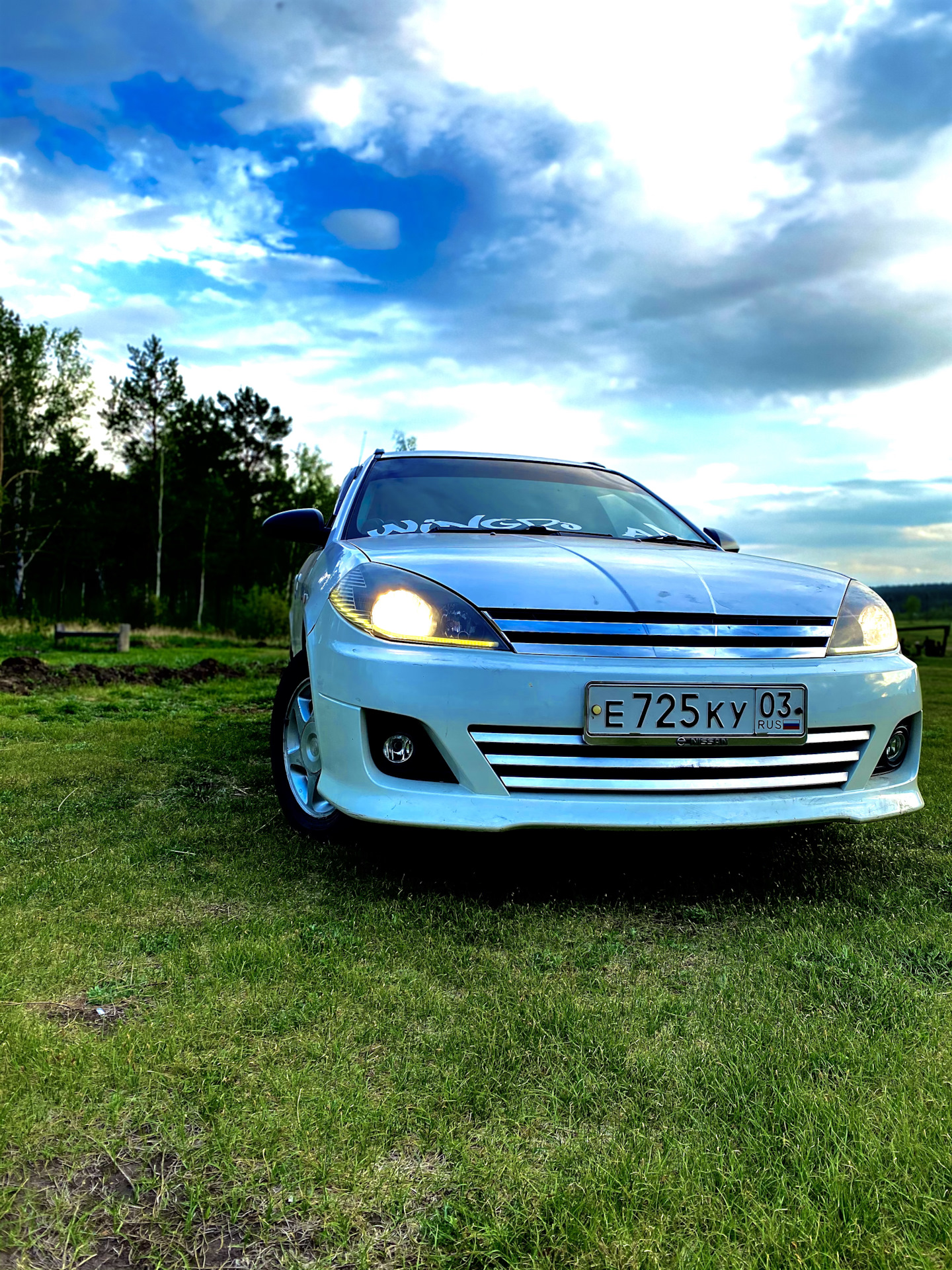 Бампер Rider plus stage 2 — Nissan Wingroad (Y11), 1,8 л, 2005 года ...