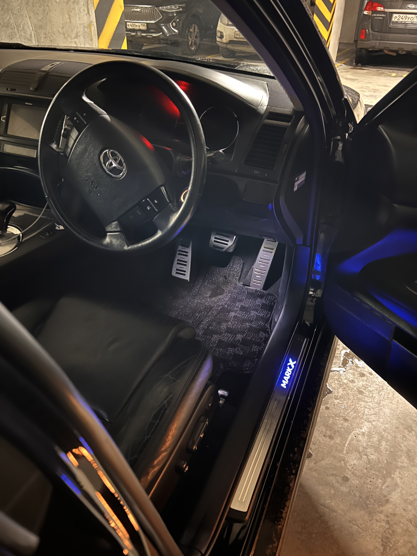 Накладки педалей s-pack — Toyota Mark X (GRX120), 2,5 л, 2005 года ...