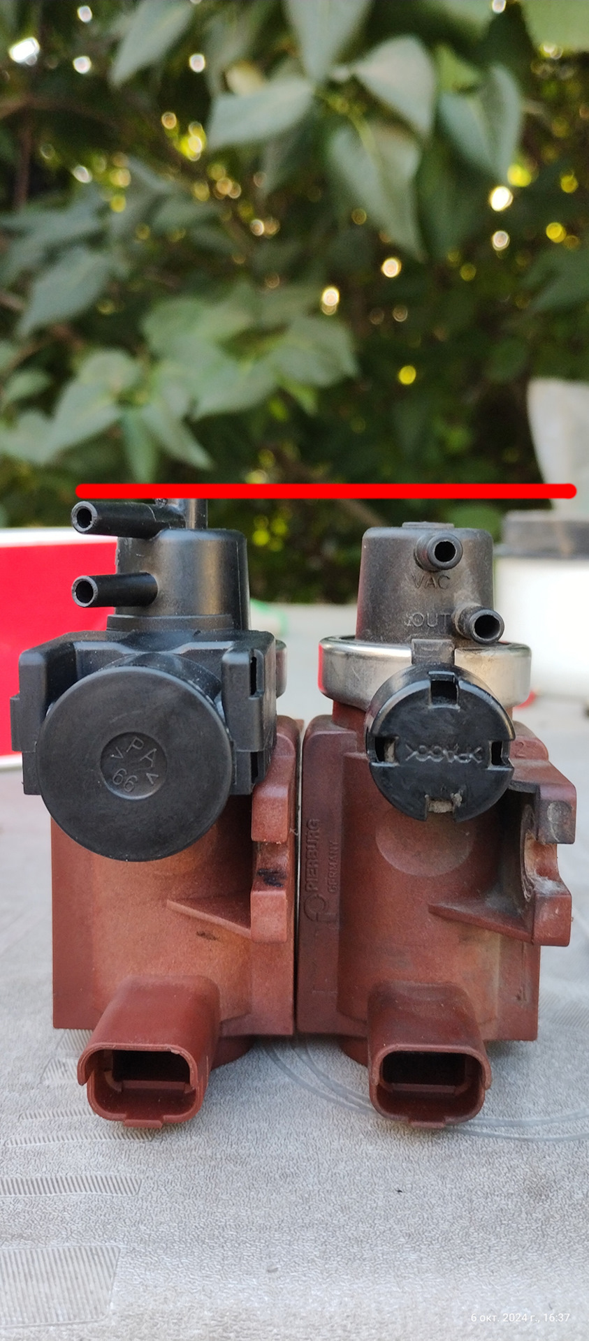 Вакуумный клапан управления турбиной — Volvo V50, 2 л, 2004 года ...