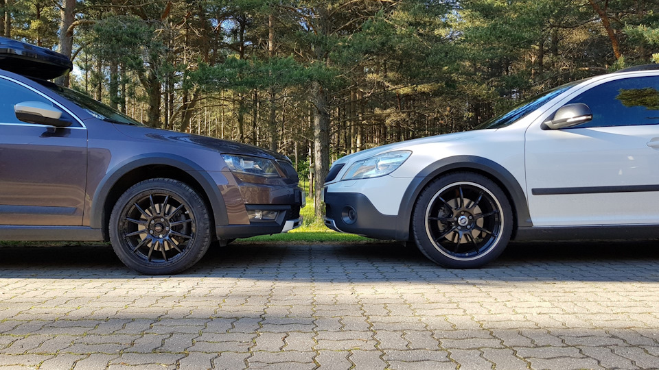 замена пружин octavia A7 Combi scout 4*4. HR 28795-1 — Skoda Octavia ...