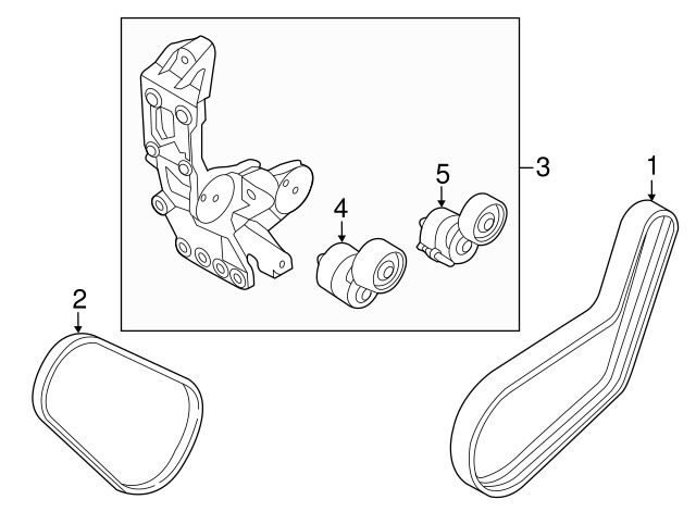 252122G660 Приводной ремень v-belt KIA HYUNDAI | Запчасти на DRIVE2