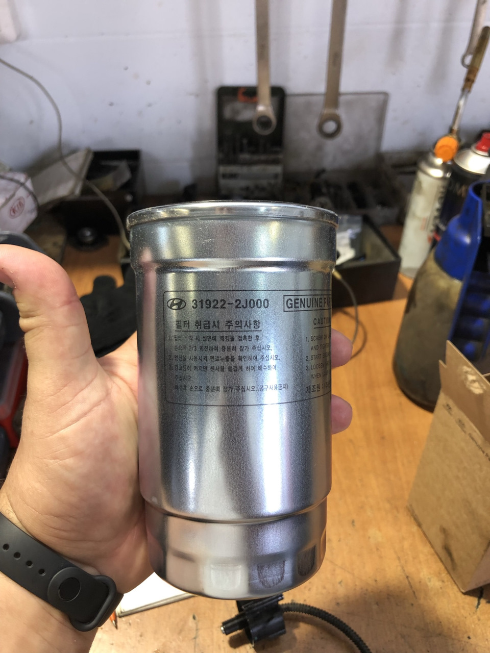 319222J000 Фильтр топливный (дизель) KIA HYUNDAI | Запчасти на DRIVE2