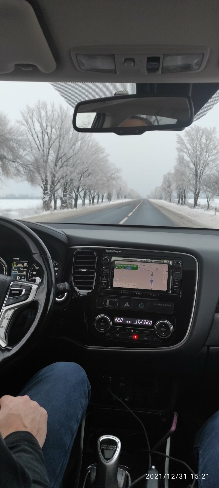 Расход и имитация android auto — Mitsubishi Outlander PHEV, 2 л, 2015 ...