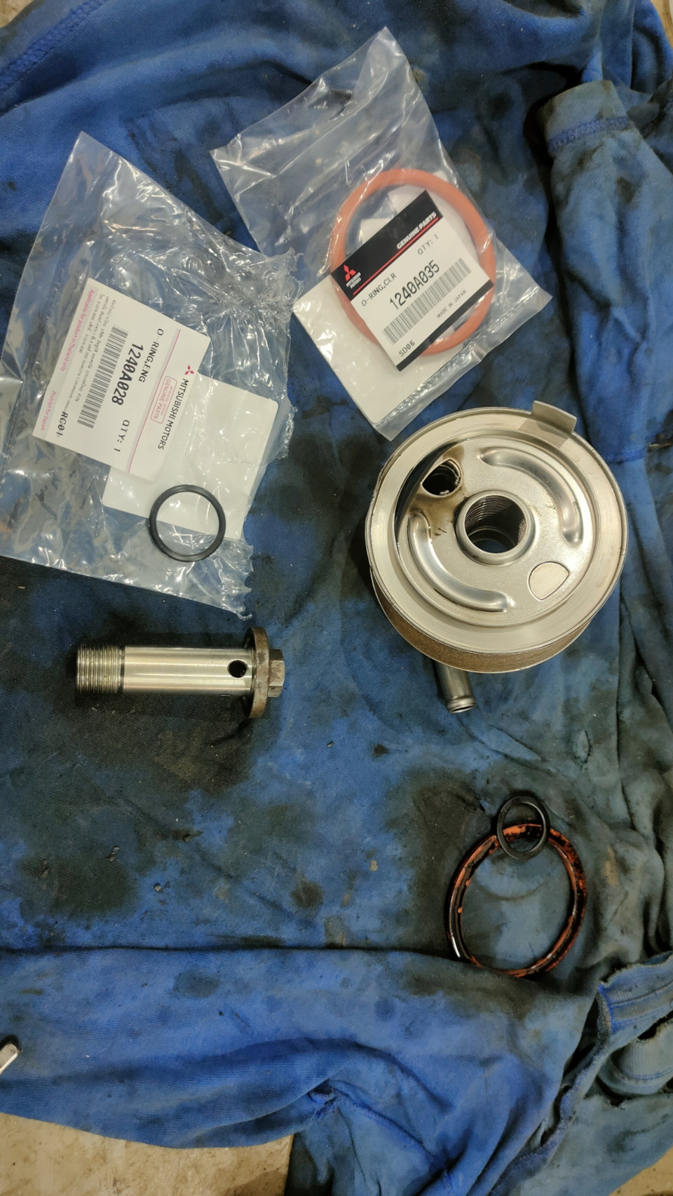 1240A035 кольцо уплотнительное корпуса масл.фильтра Mitsubishi ...