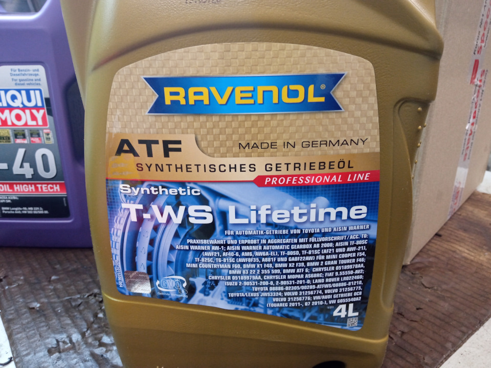 00289ATFWS Масло трансмиссионное синтетическое ATF WS, 1л TOYOTA LEXUS ...