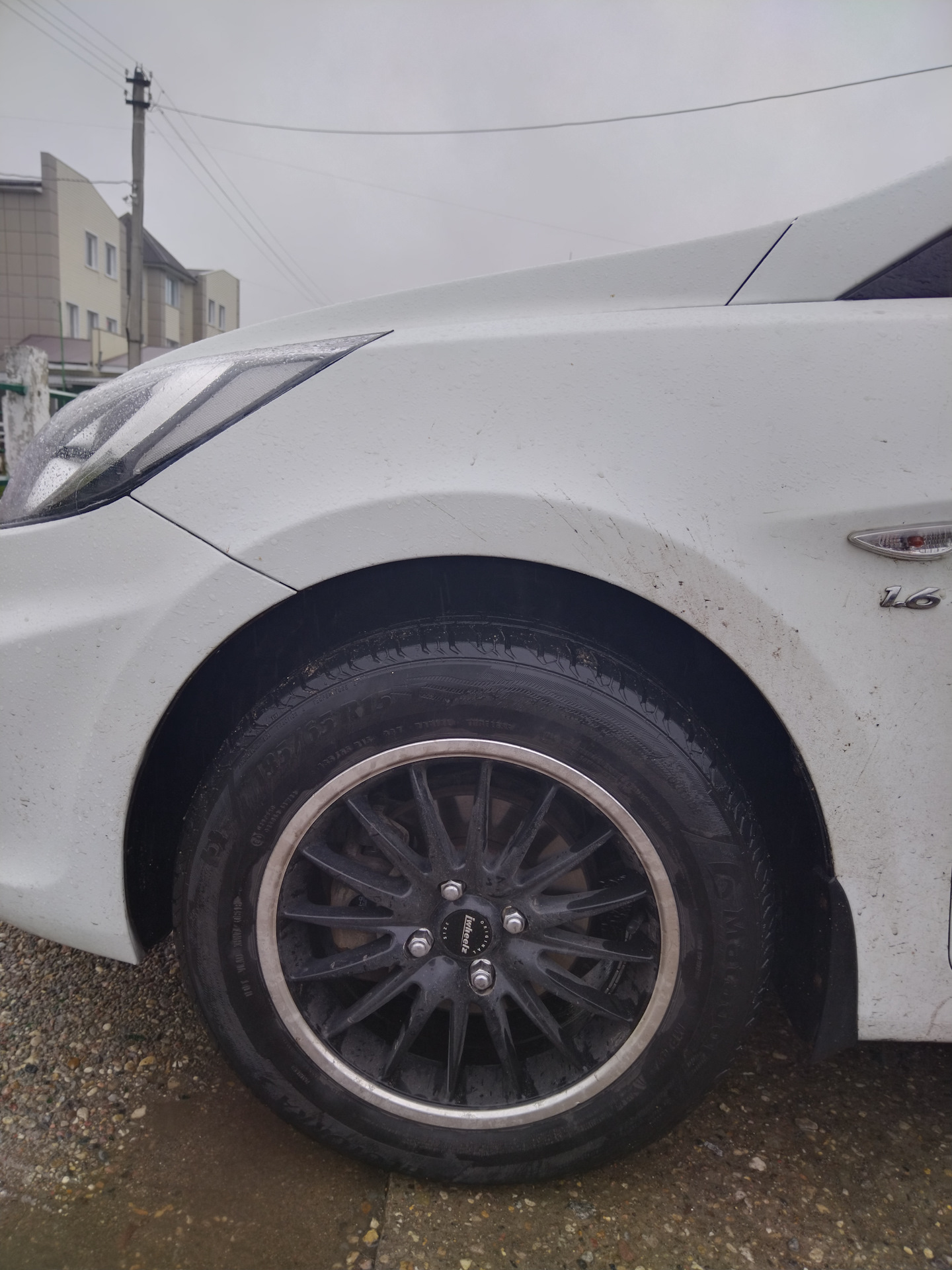 Лонпнуа правая пружина передняя — Hyundai Solaris (1G), 1,6 л, 2011 ...