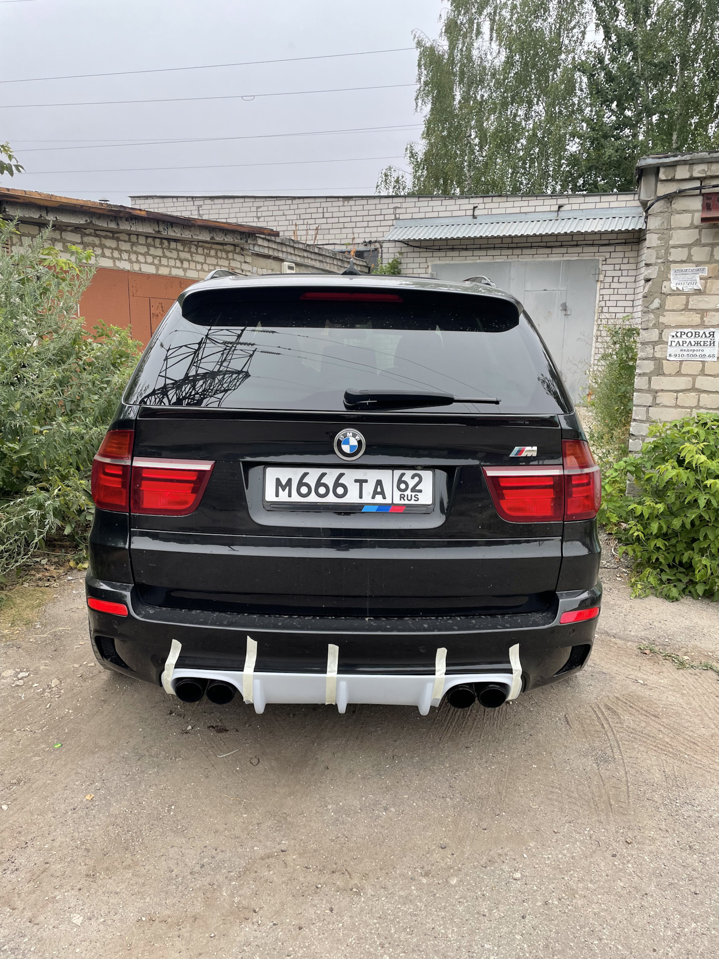 Диффузор на задний бампер — BMW X5 (E70), 3 л, 2010 года | своими руками | DRIVE2