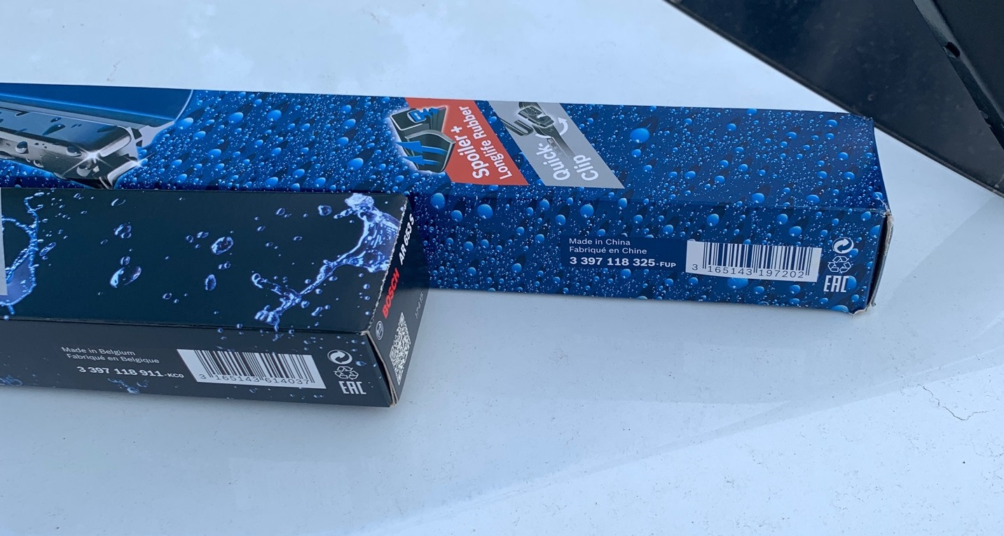 Комплект щеток стеклоочистителя — Bosch 650/400 мм — KIA Sportage (4G ...