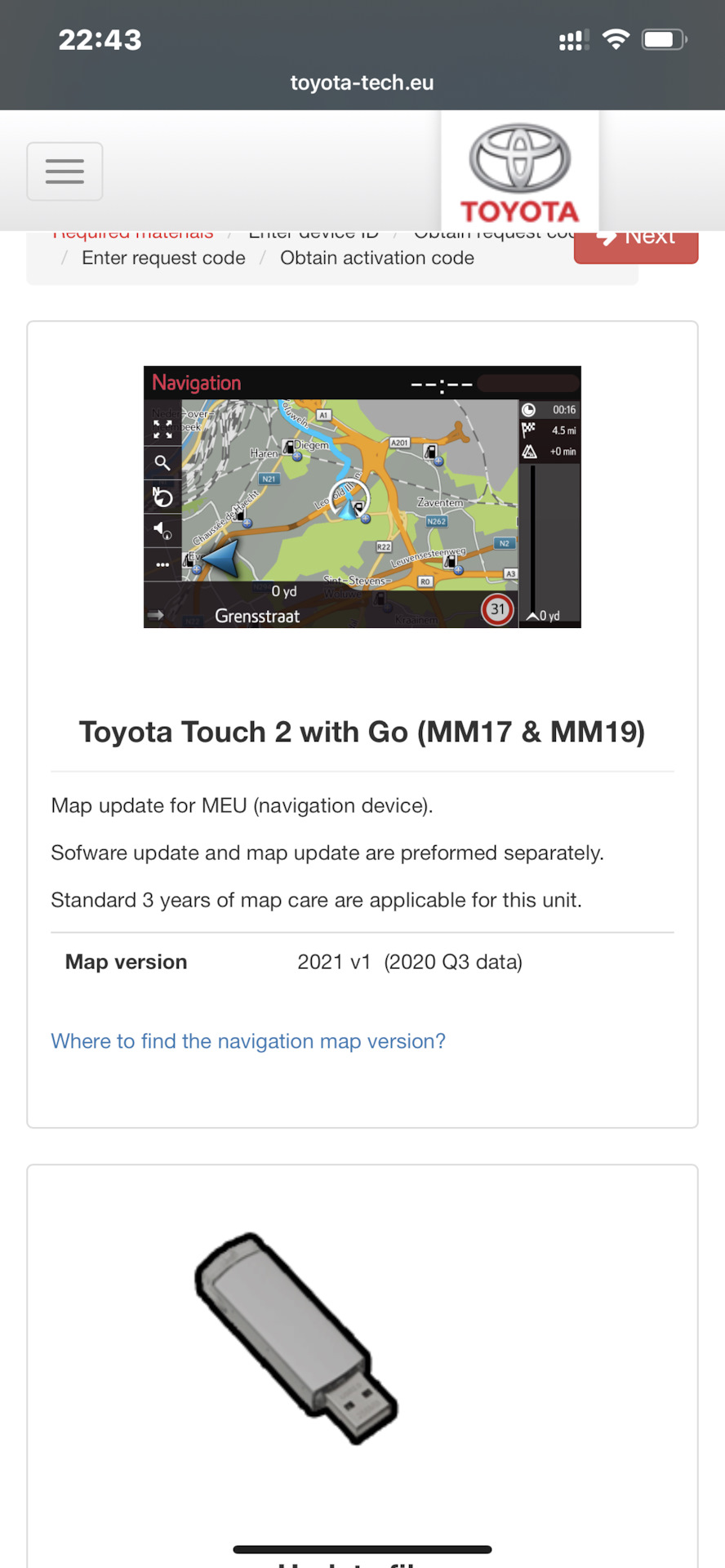 Вышло обновление карт 2021v1 — Toyota Camry (XV70), 3,5 л, 2019 года ...